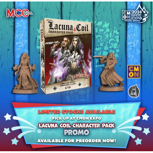 Zombicide: White Death: Lacuna Coil Character Pack